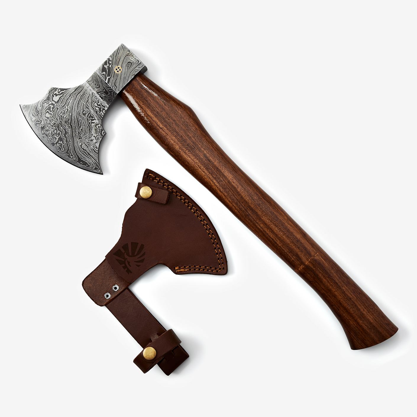 Titan International Exclusive Damascus Axe | Bespoke Post